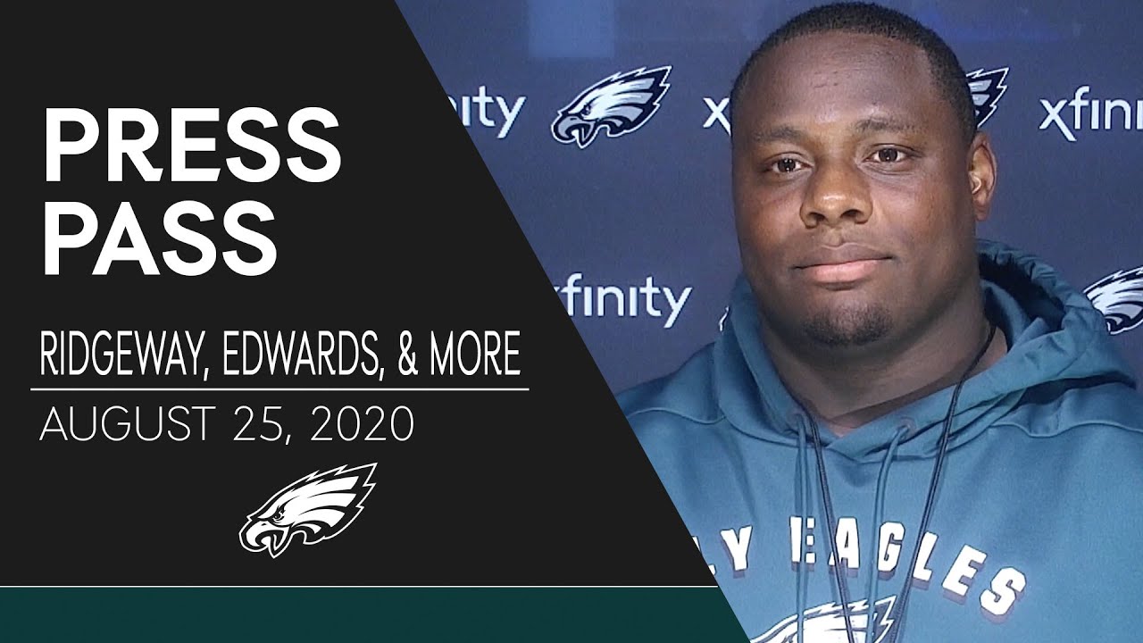 Hassan Ridgeway, T.J. Edwards, & More Talk Eagles Camp | Eagles Press ...