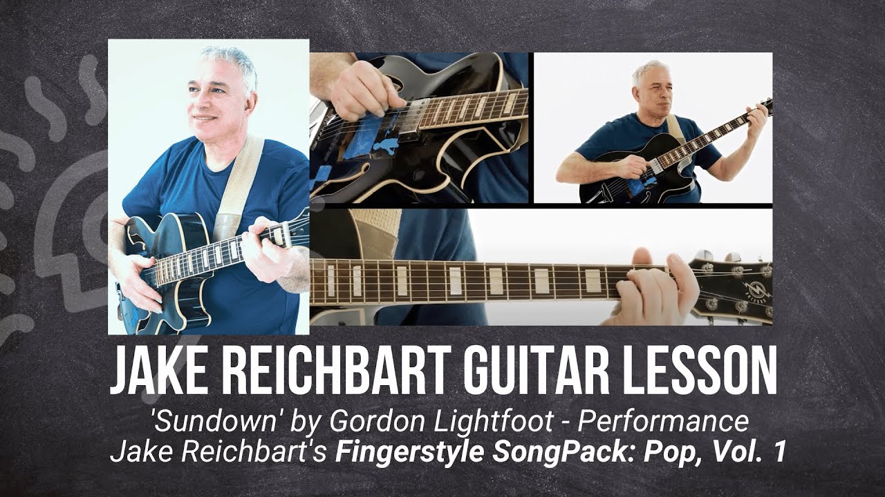 🎸 Fingerstyle Guitar Song Lesson - 'Sundown' by Gordon Lightfoot ...