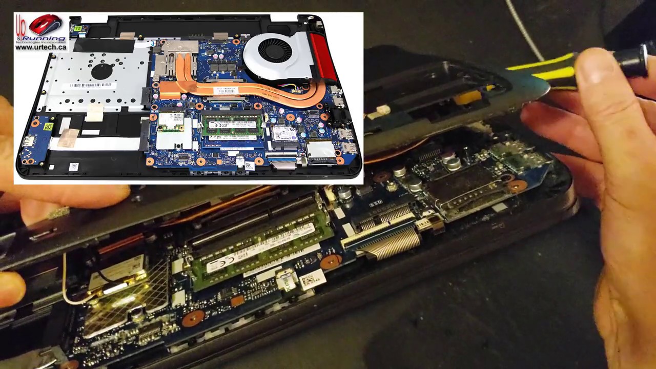 Asus ROG G551J Laptop Disassembly SSD Hard Drive Upgrade Benchmark ...