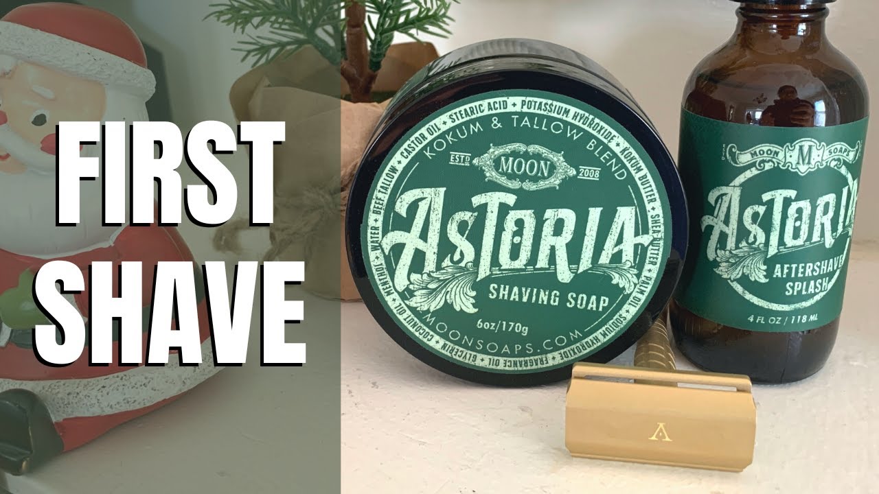 Aylsworth Kopparkant Brass Safety Razor & Moon Soaps Astoria First ...