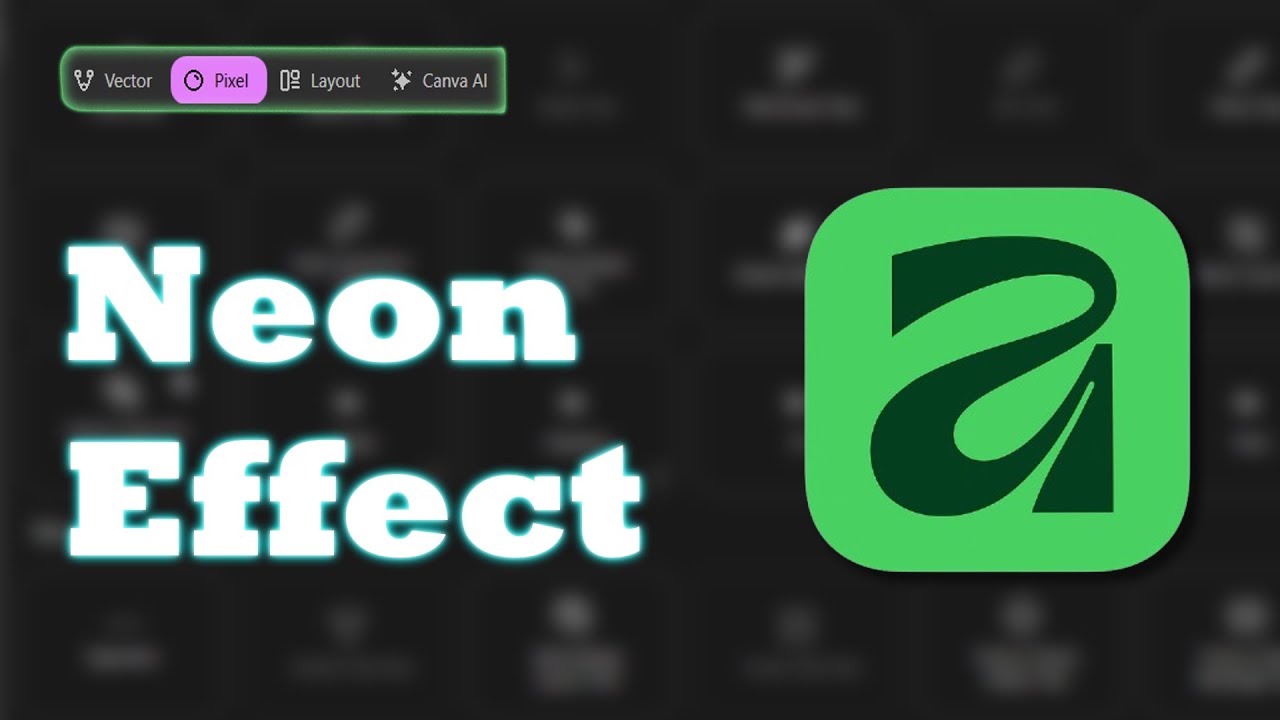 How to Make Neon Glow Effect in Affinity by Canva 🔥 | Realistic ...