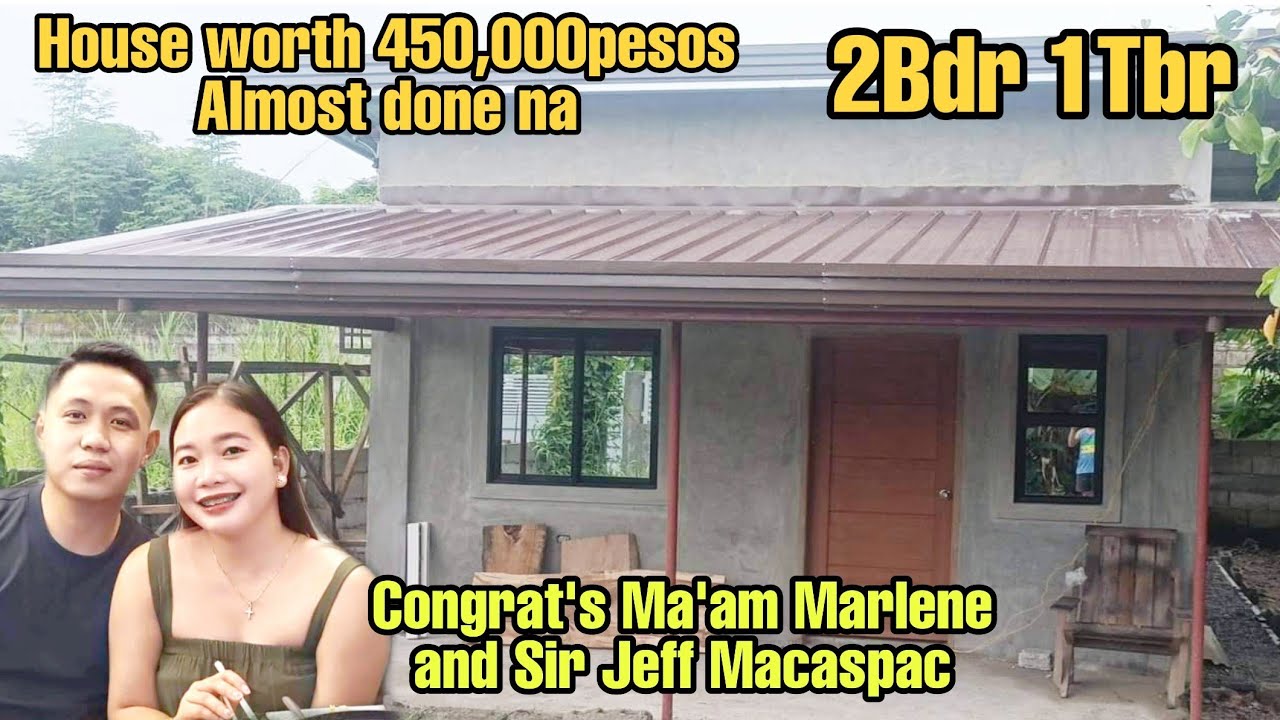 House Worth 450,000php almost done na - YouTube