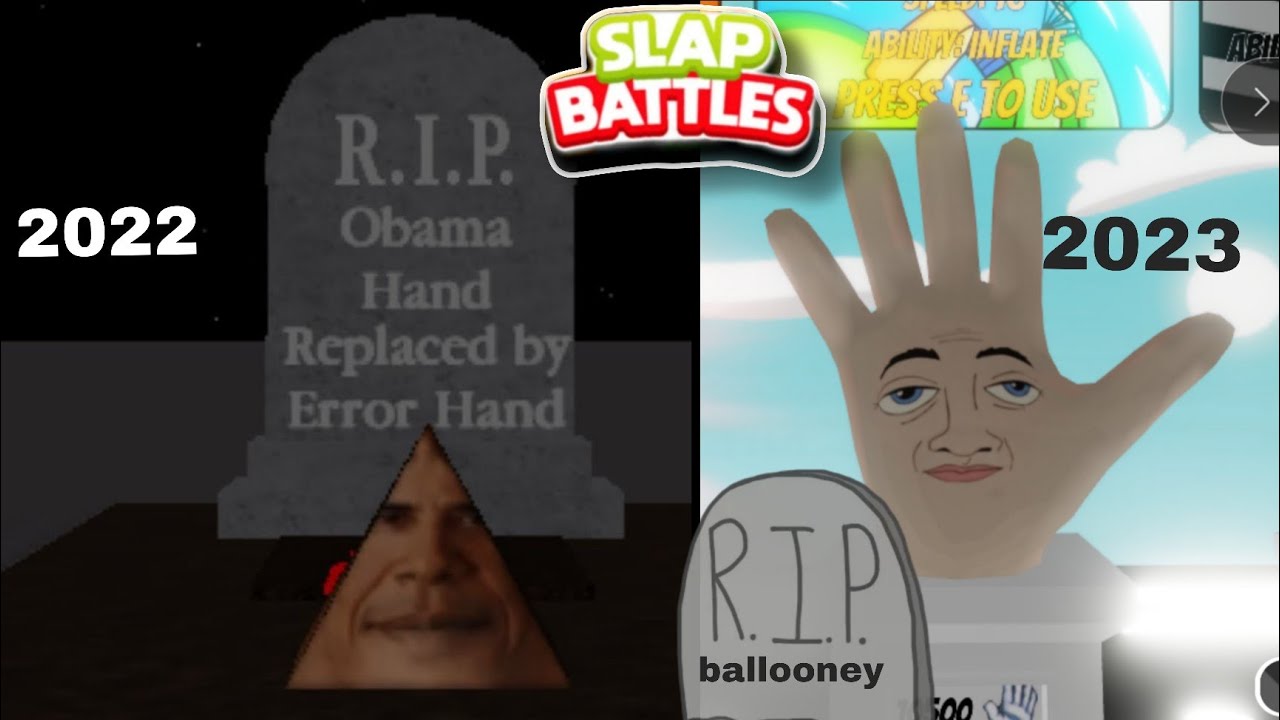 Balloony Glove Got Obama'd | Slap Battles Roblox - YouTube