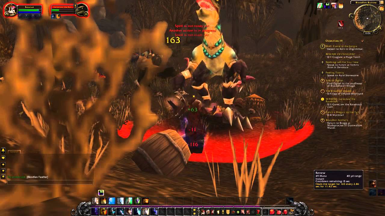 World of Warcraft Wanted Goreclaw The Ravenous Quest HD - YouTube