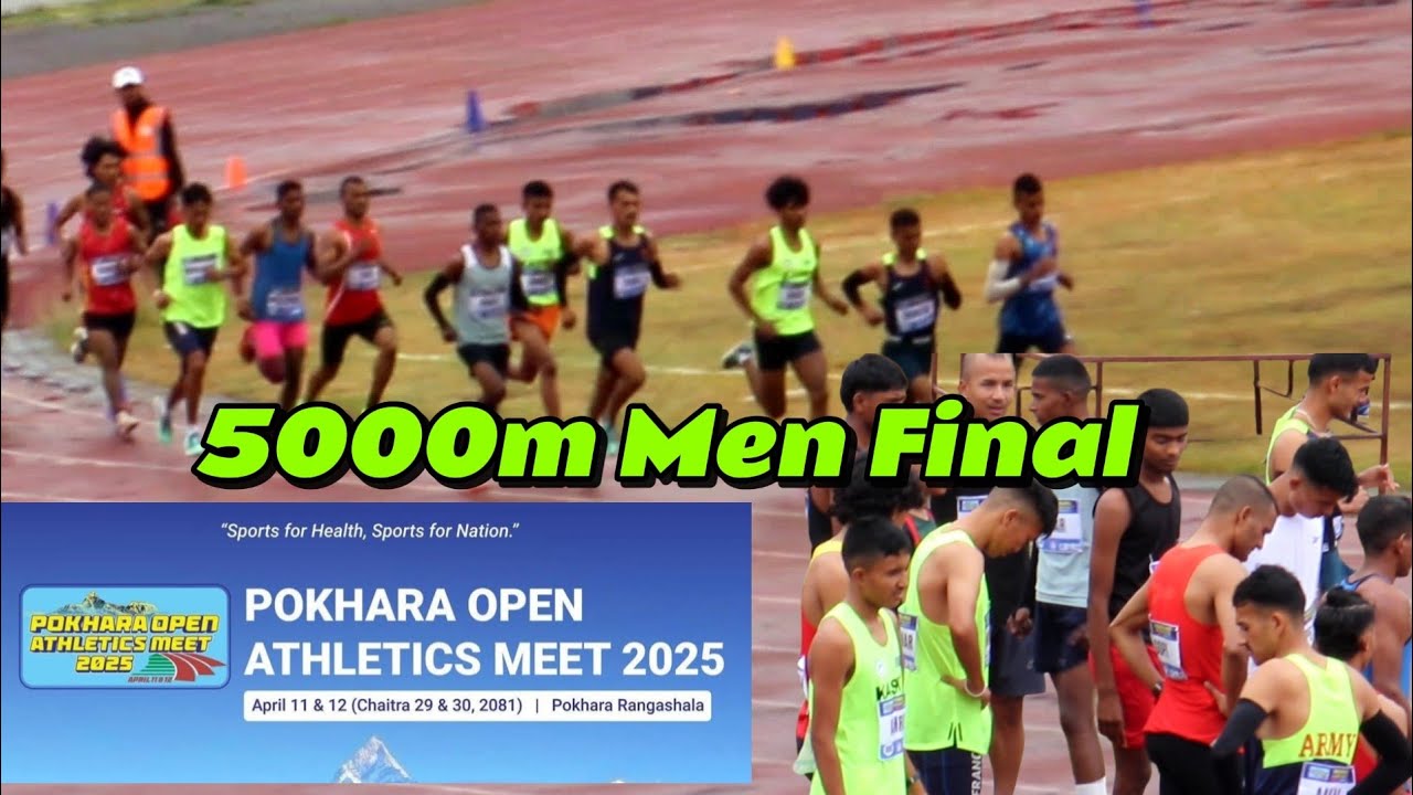 Pokhara open athletics meet 2025 || 5000m mens final race.. - YouTube