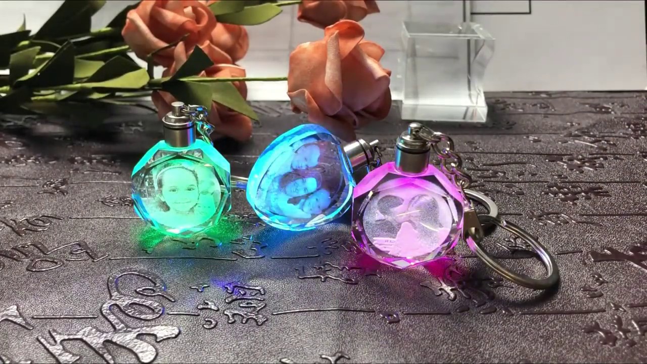 Personalised Illuminating Keychain - YouTube