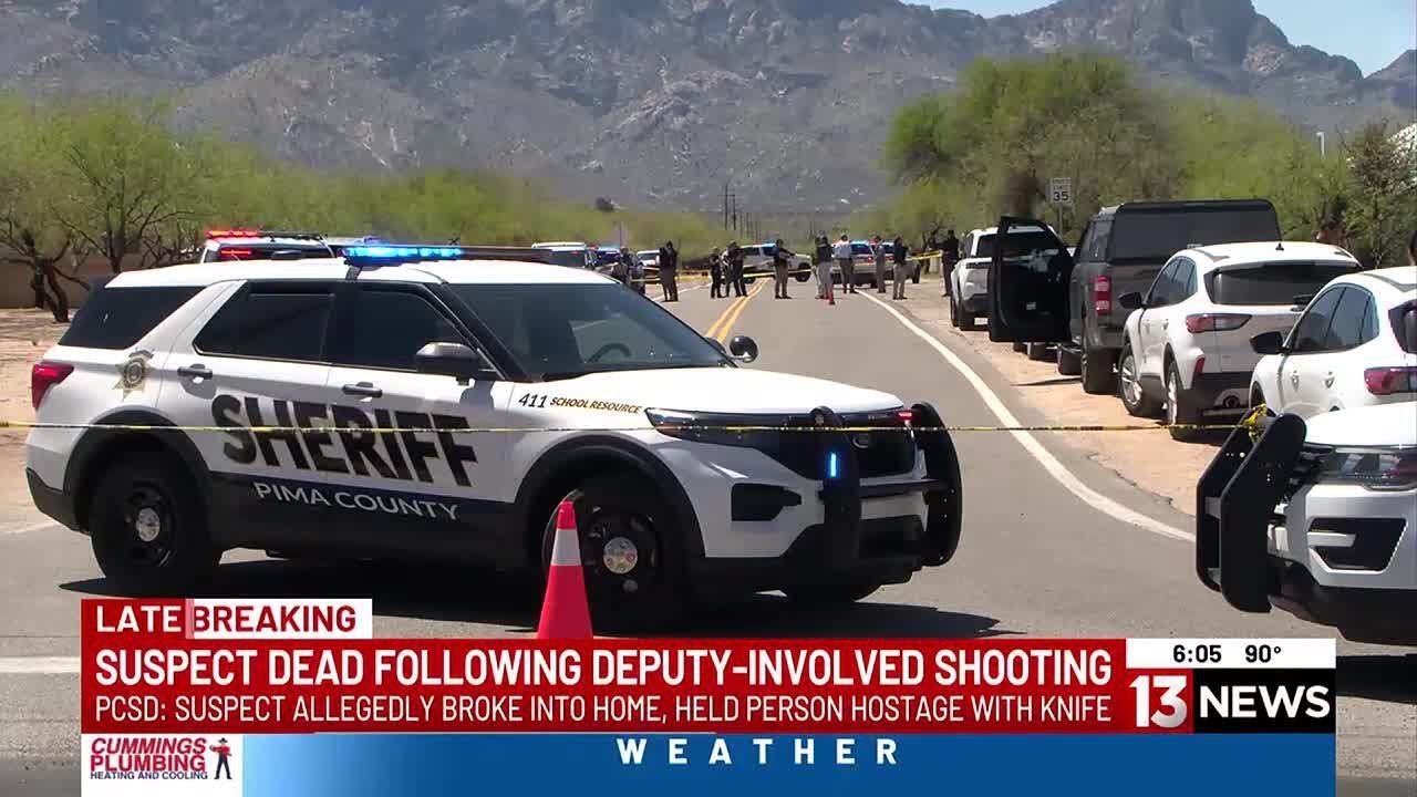 Suspect dead following deputy-involved shooting in Pima County - YouTube