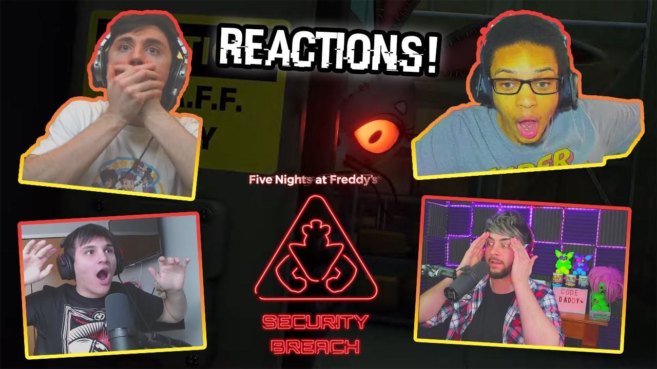 Youtuber's React To FNAF: Security Breach - Official Trailer! [Five ...