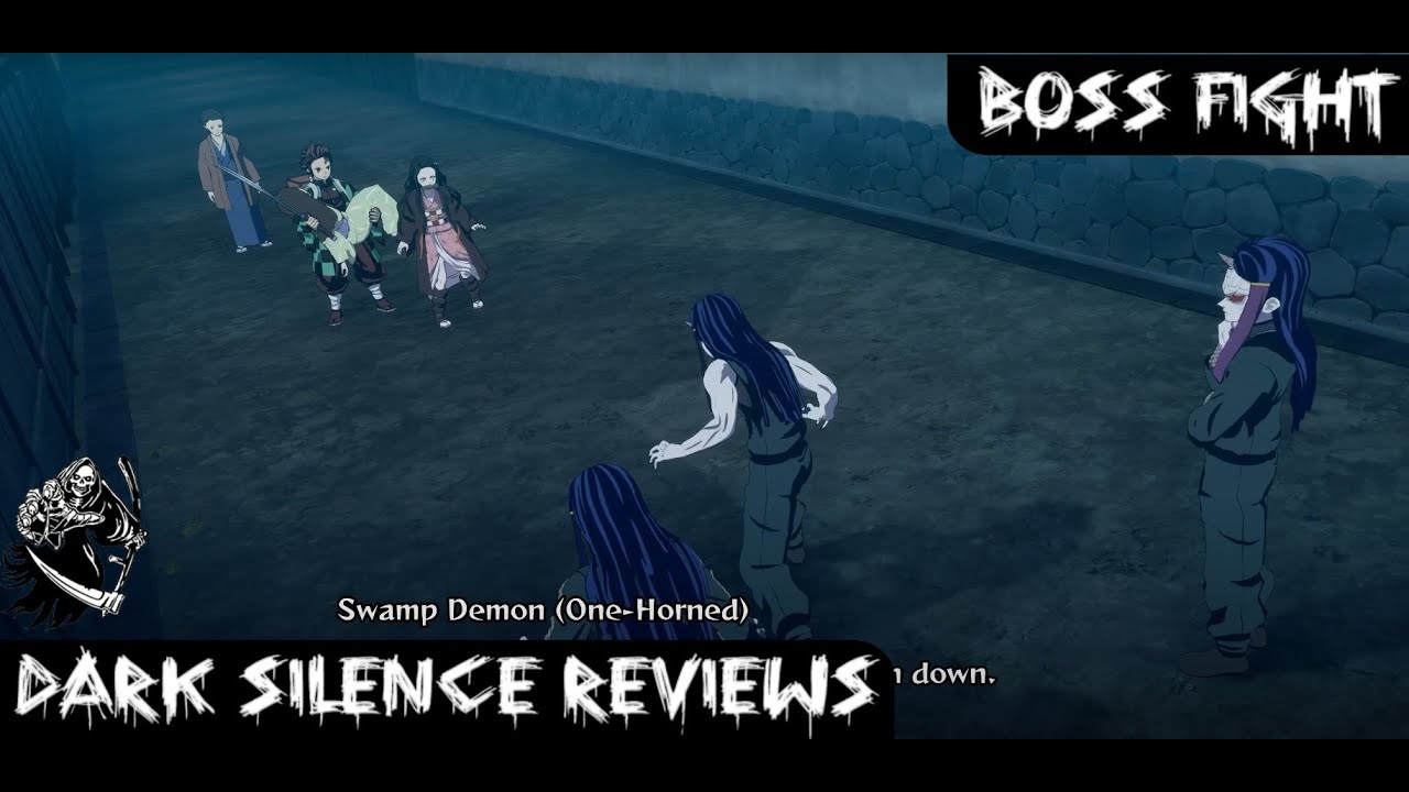 Demon Slayer Tanjiro vs Swamp Demon - YouTube