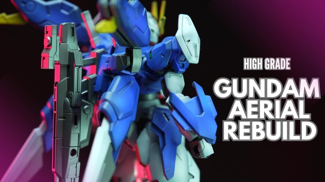 HG 1/144 GUNDAM AERIAL REBUILD Custom Painted Build #gundam #gunpla # ...