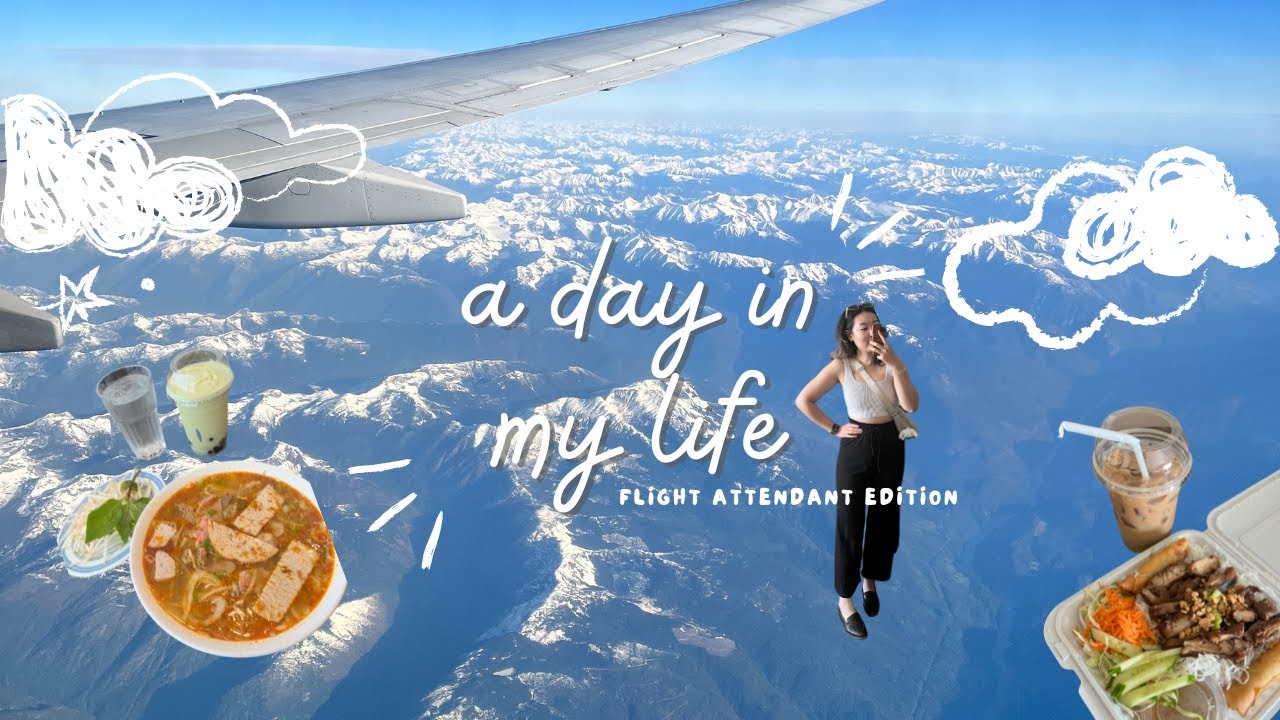 a realistic day in the life of a canadian flight attendant! - YouTube