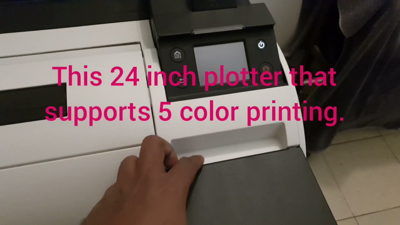 Canon TM 5200 printer demo and intro - YouTube