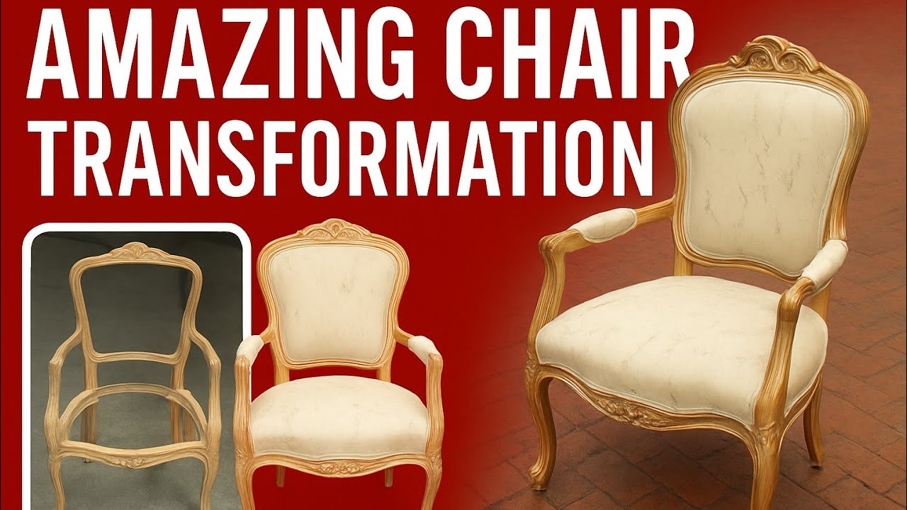 Amazing Chair Transformation | DIY Upholstery Work | Old to New ...