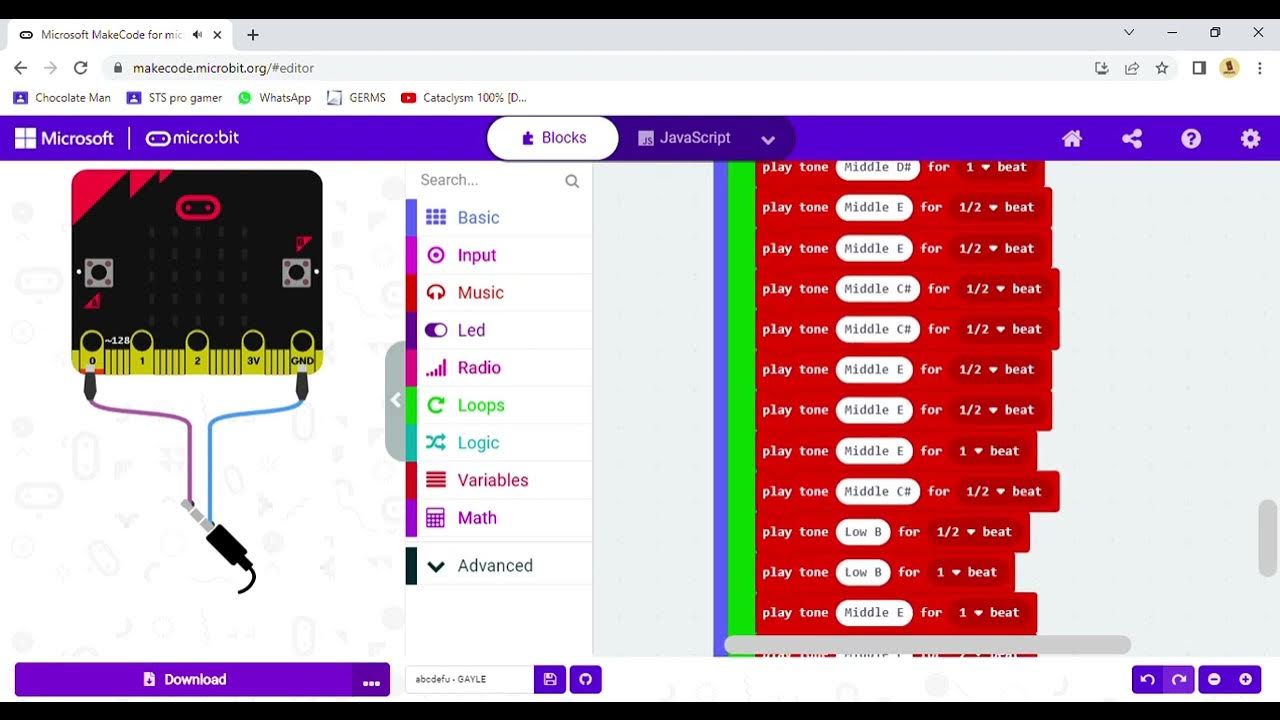 Micro:bit Music Project [Part 7] (abcdefu) - YouTube
