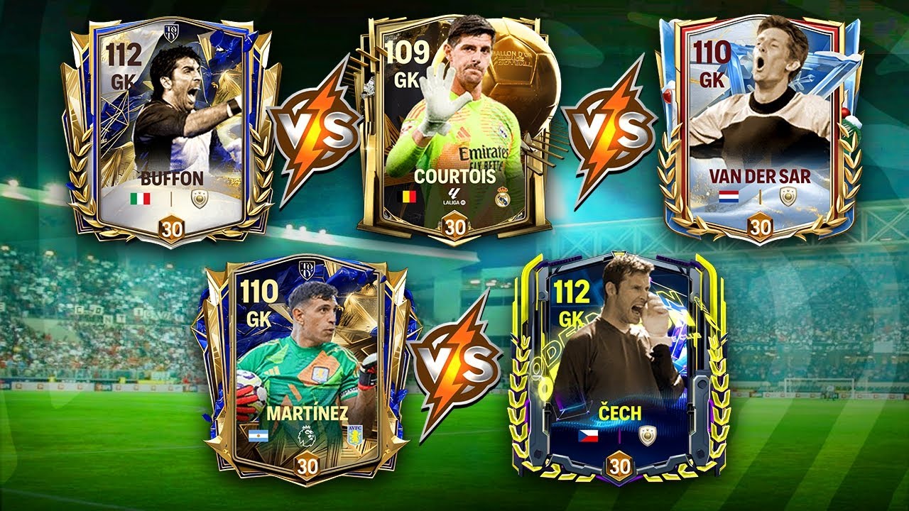 DETAILED COMPARISON OF BEST H2H GK IN FC MOBILE - YouTube