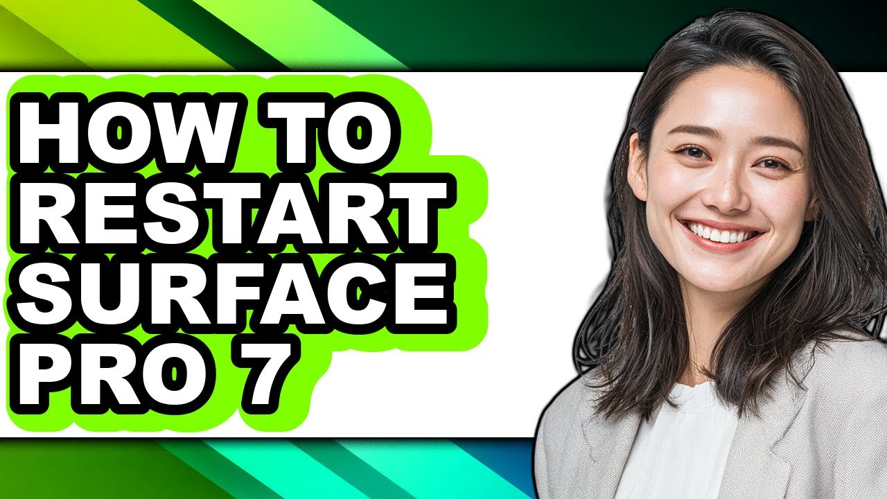 How to Restart Surface Pro 7 (full Guide) - YouTube