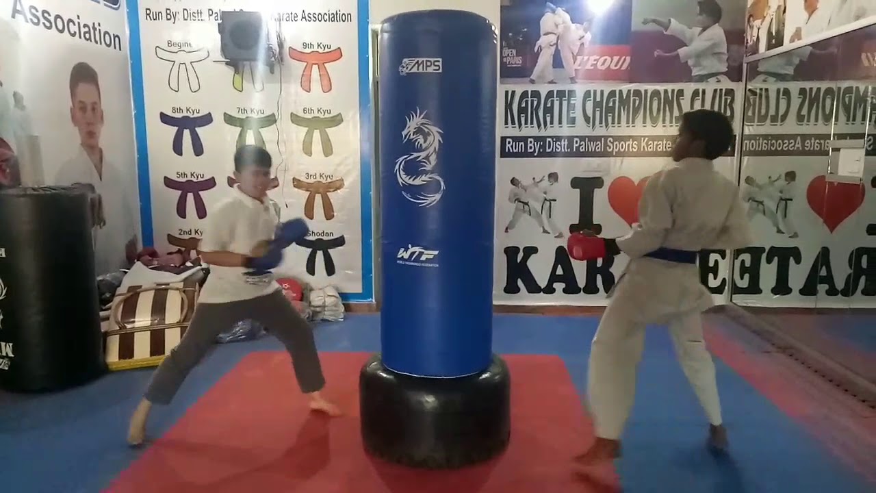 Karate champions club palwal - YouTube