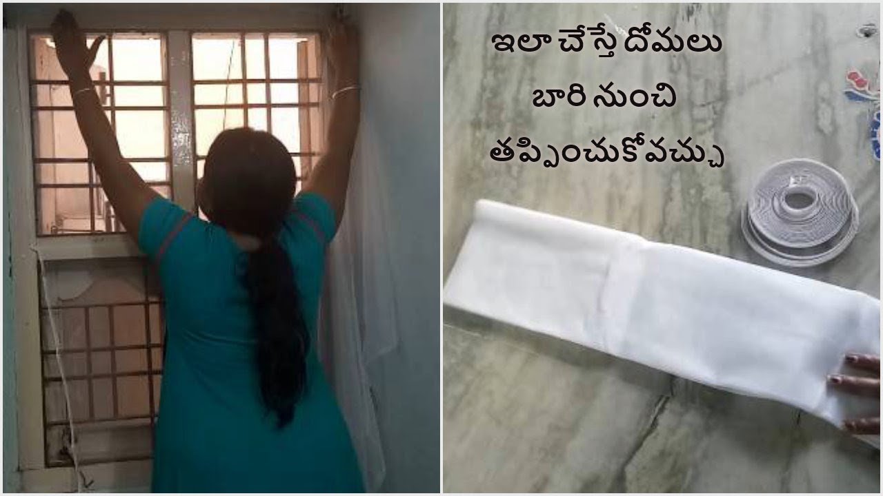 How to install mosquito net at home ? Get rid of mosquitoes - YouTube