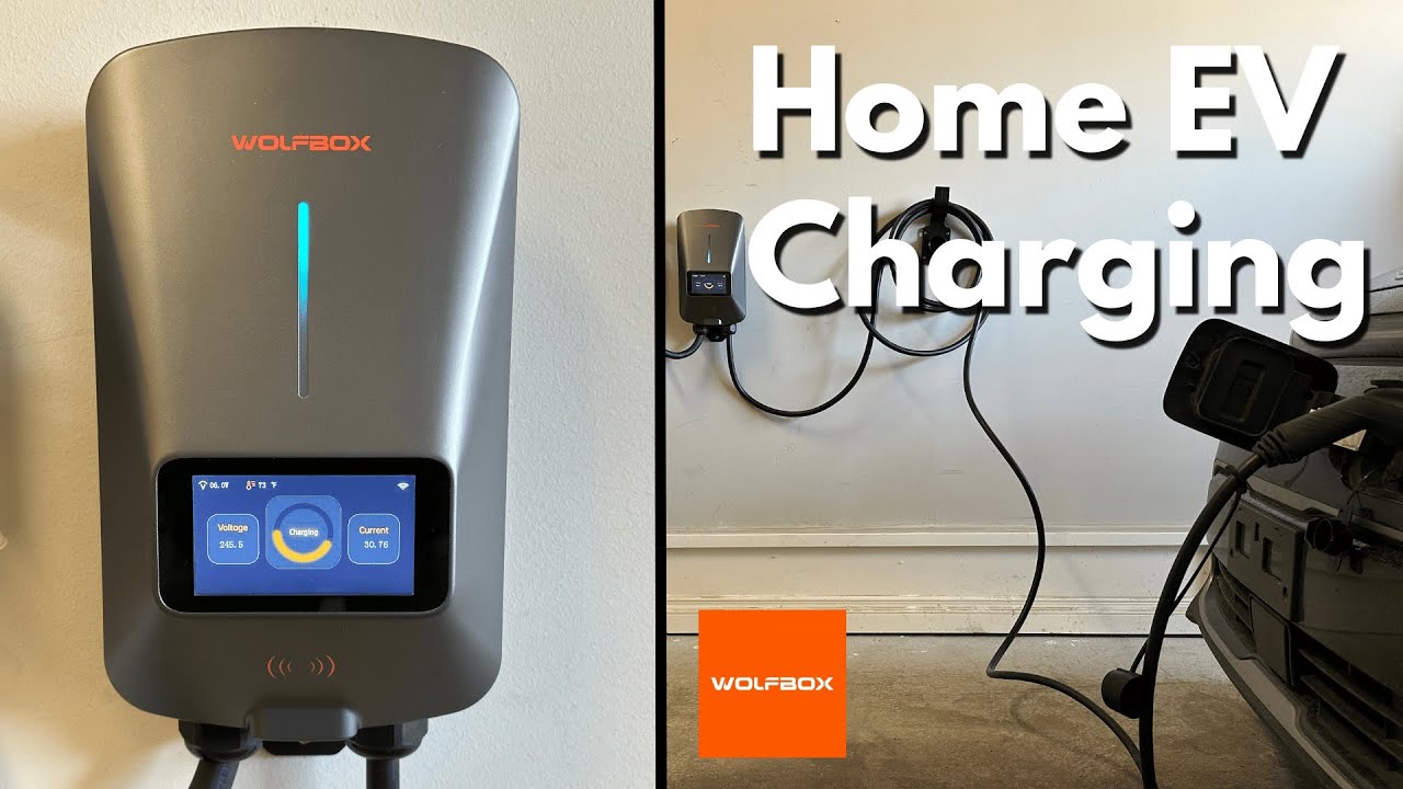 Wolfbox 40 AMP Level 2 EV Charger Review And Installation - YouTube