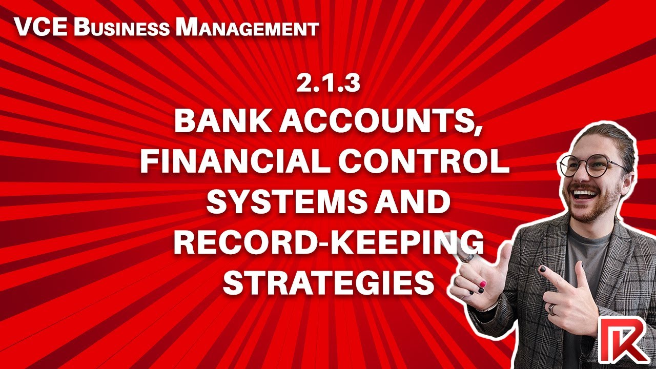 VCE Business Management | 2.1.3 Establishing financial control systems ...
