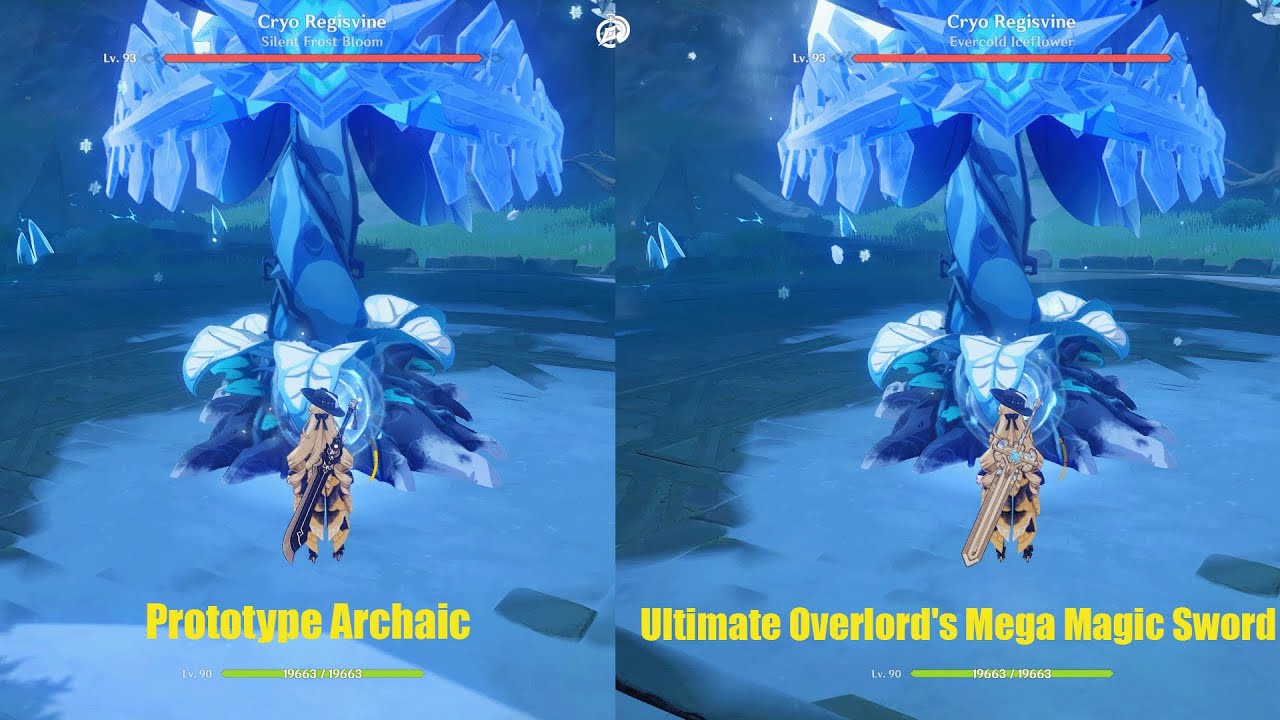Navia Ultimate Overlord’s Mega Magic Sword Vs Prototype Archaic ...