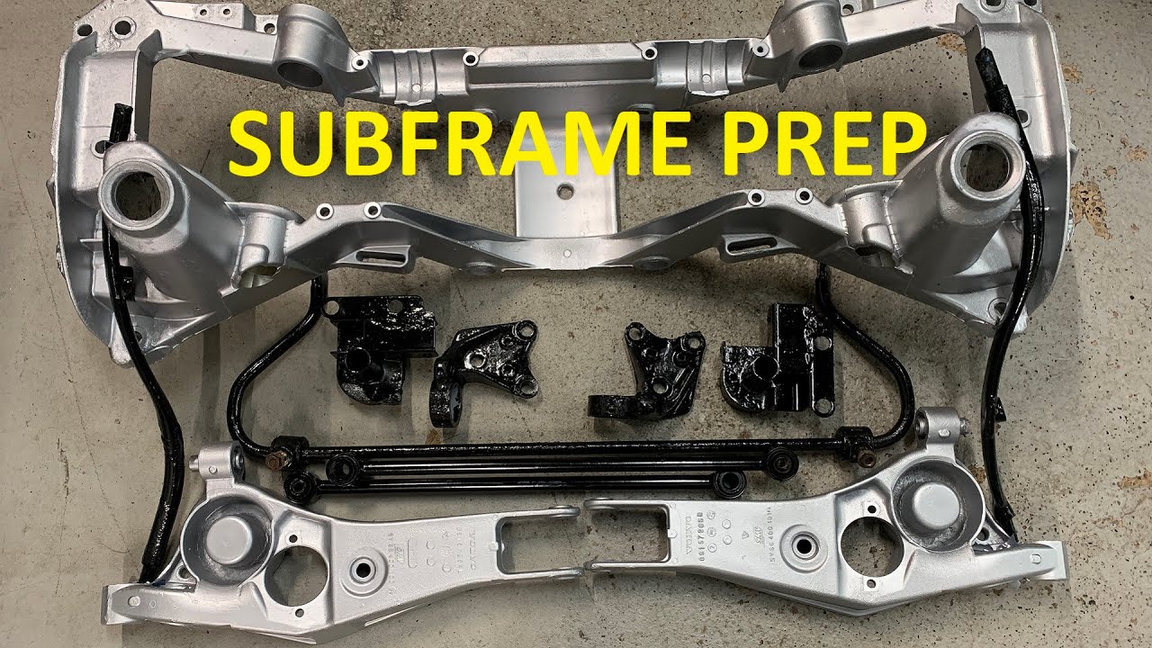 Volvo 850 T-5R AWD Swap - Rear Subframe Prep - YouTube