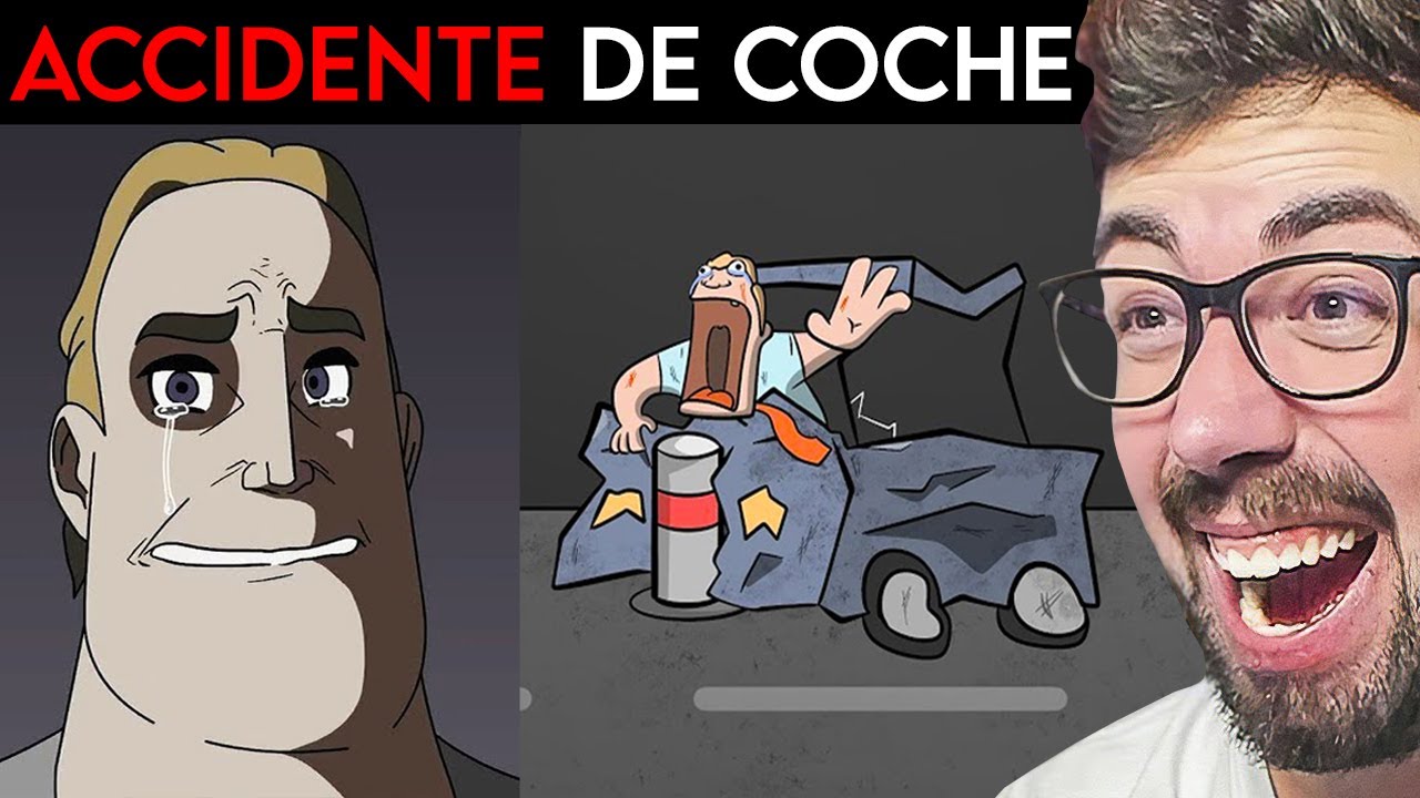 POV: Accidente de coche ... 😱 (Mr Increible Perturbado Memes Animado ...