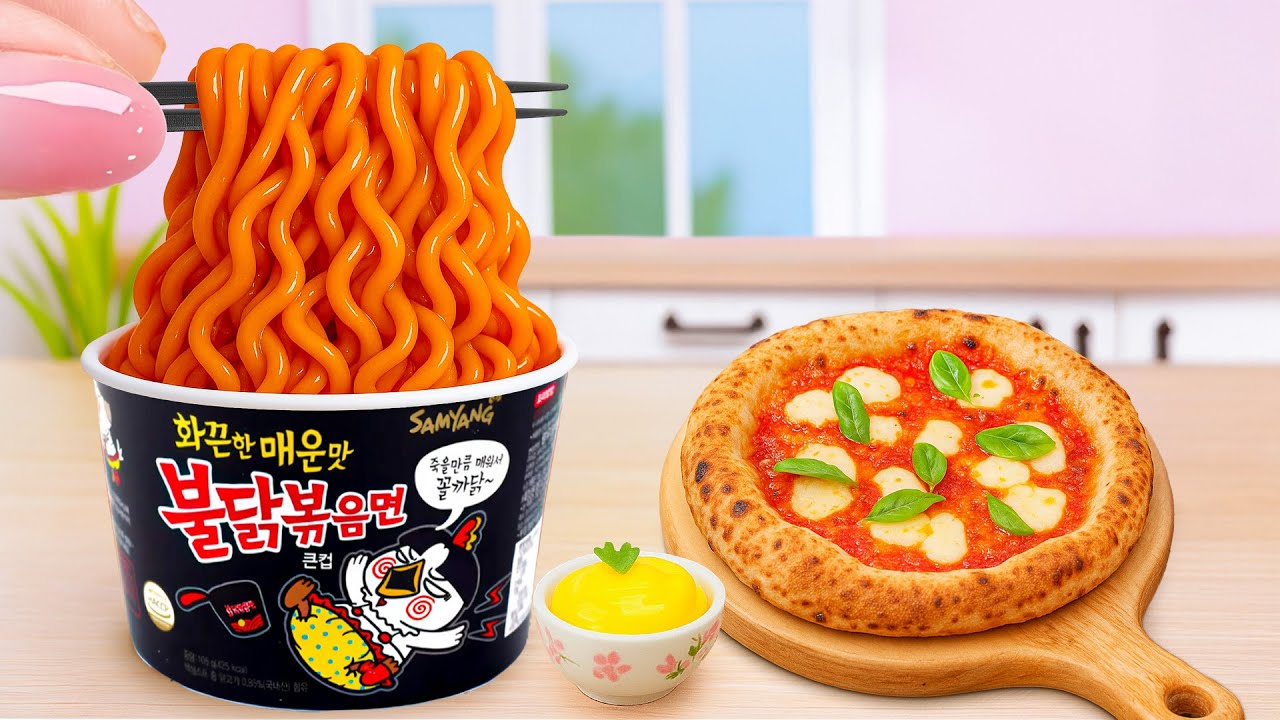 Diy Miniature | How To Cook Miniature Samyang Ramen with Margarita ...