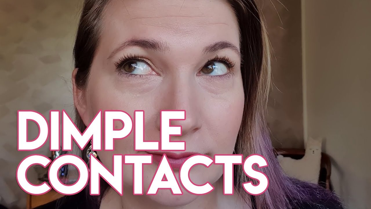 Dimple Contacts First Impression and Wear Test - YouTube