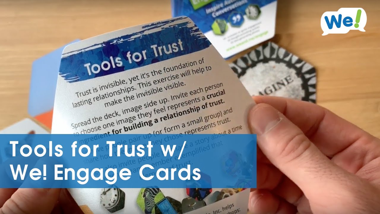 Tools for Trust Group Exercise w/ We! Engage Cards - YouTube