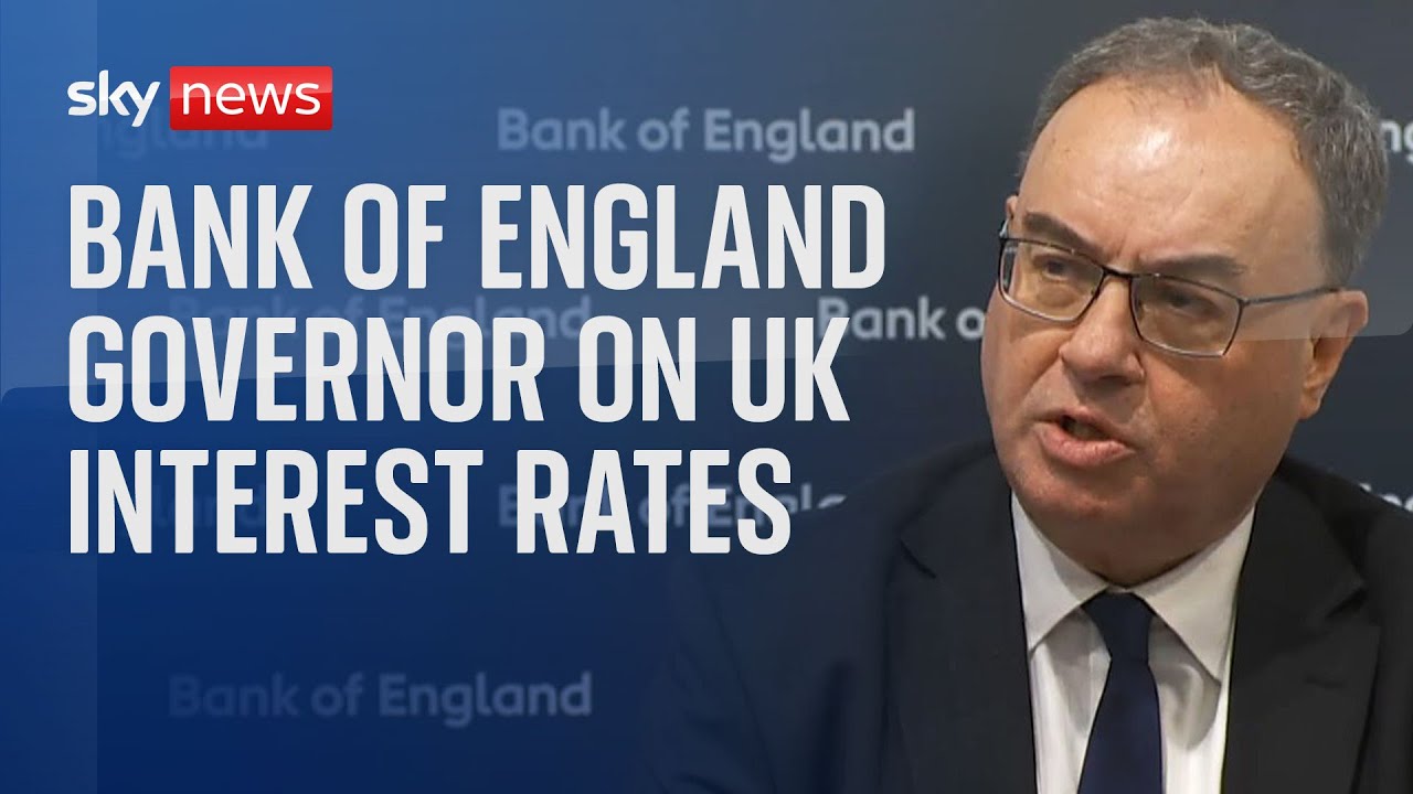 Watch: Governor of Bank of England holds news conference after interest ...