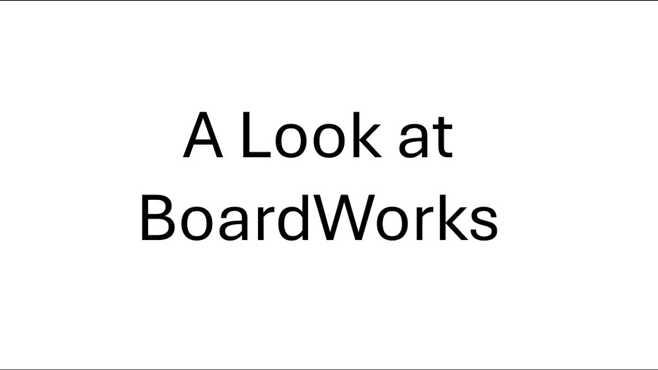 A Look at BoardWorks - YouTube