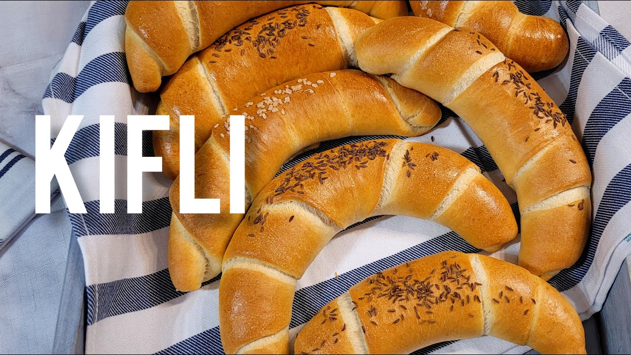 How to make Kifli ,Sós Kifli, Köménymagos Kifli #easyrecipe #bread # ...