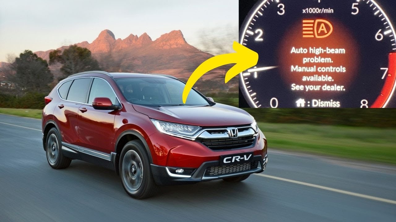 Auto High-Beam Problem in Honda CR-V – Solutions - YouTube