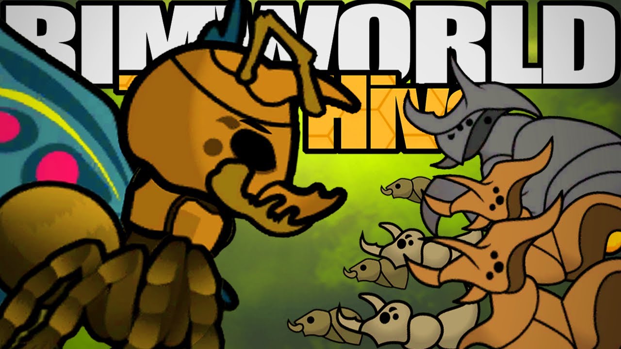 100 Angry Insects VS 1 Friendly Bug | Rimworld: Hive #21 - YouTube