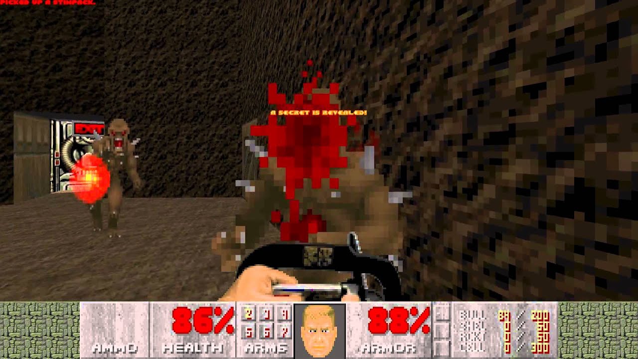 Doom II Hell on Earth - Map01 - Entryway - UV Difficulty [HD] - YouTube