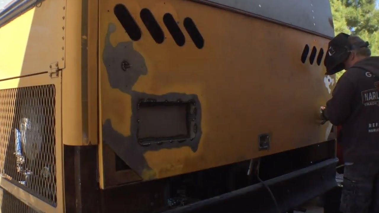 Bus to RV conversion - 16 - More Body Work - YouTube