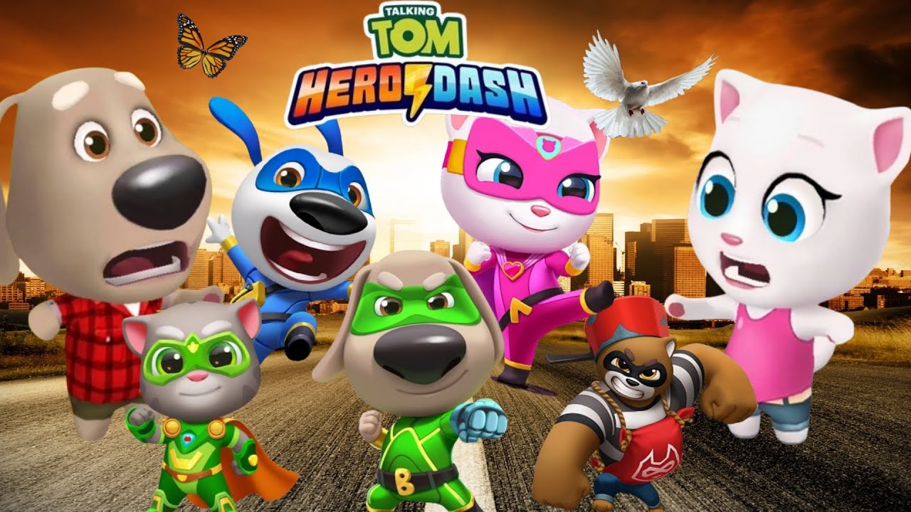Talking Tom Hero Dash Ginger Walkthrough BOSS Gameplay, Android Ios ...