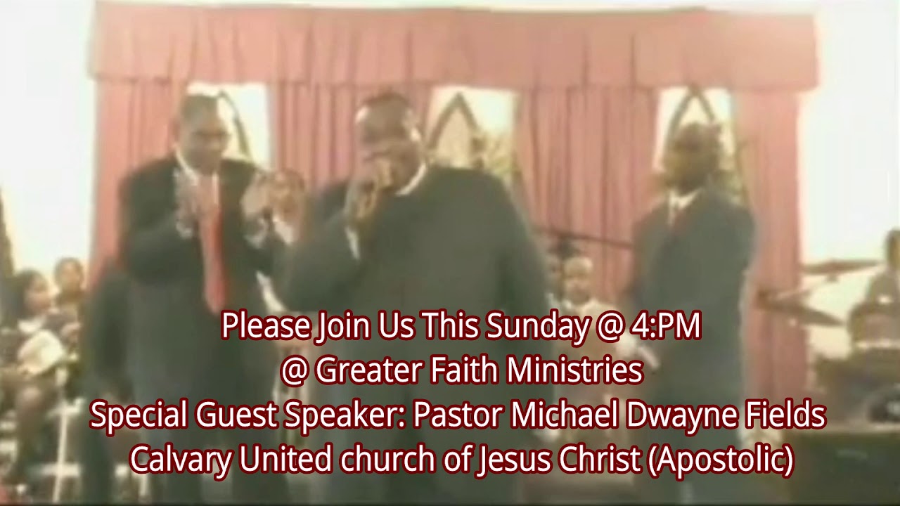 Pastor Michael Dwayne Fields 2 - YouTube