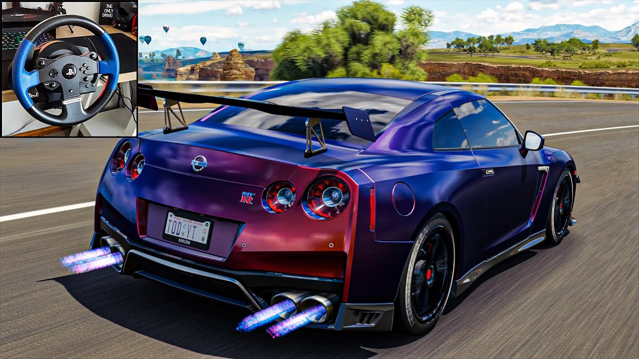 Nissan GTR R35 | Forza Horizon 3 Nostalgia! | Thrustmaster T150 Wheel ...