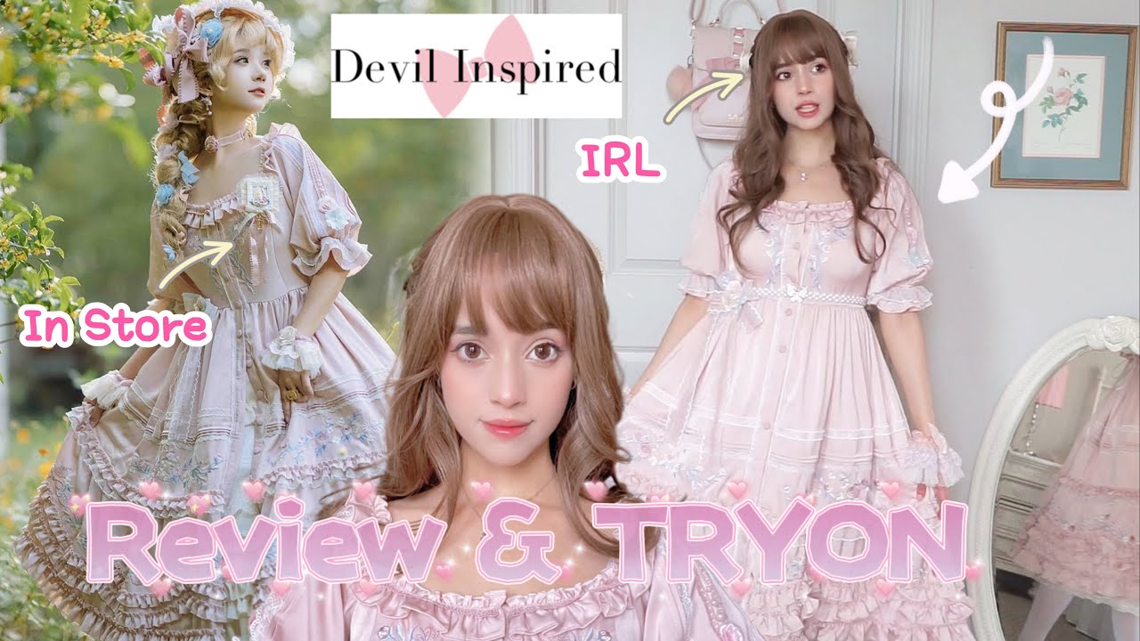 Devil Inspired UNBOXING Review & TRY ON | Lolita Fashion Store - YouTube