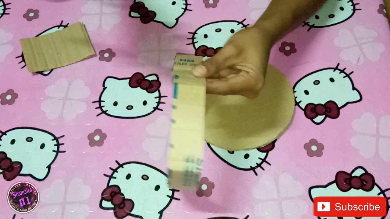 DIY / How to make round box. - YouTube