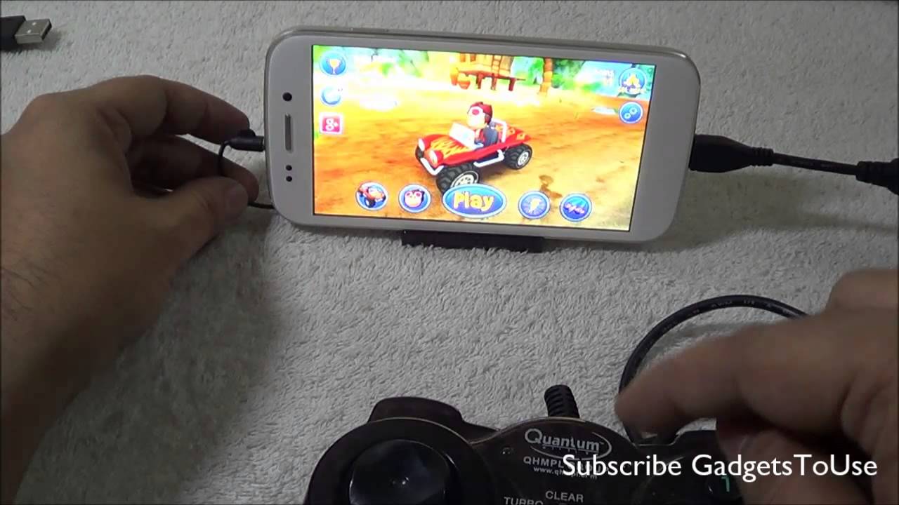 Tip Play Games on Android Phone With PS3, USB Controller Demo Done on ...