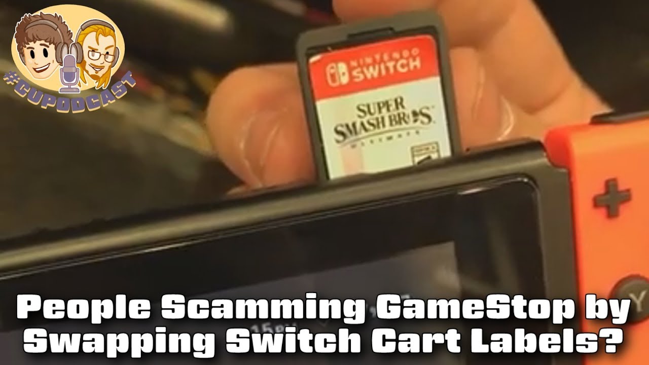 Scamming GameStop Trade Ins by Swapping Switch Cart Labels - YouTube