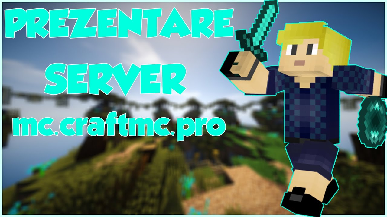 PREZENTARE SERVER-mc.craftmc.pro +1VS1 cu Lucky Blockuri - YouTube