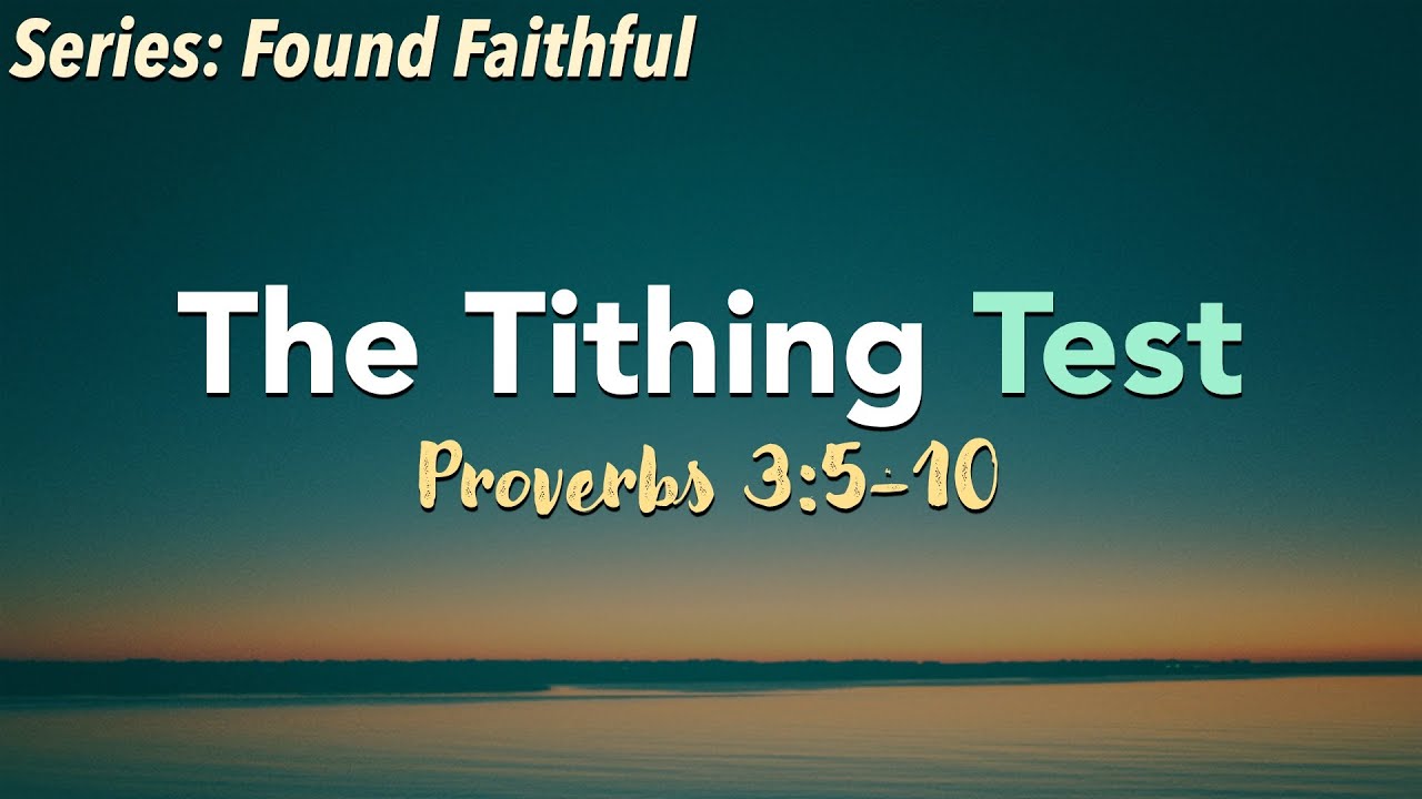 3/9/2025 Sunday | The Tithing Test | White Oak Baptist Church - YouTube