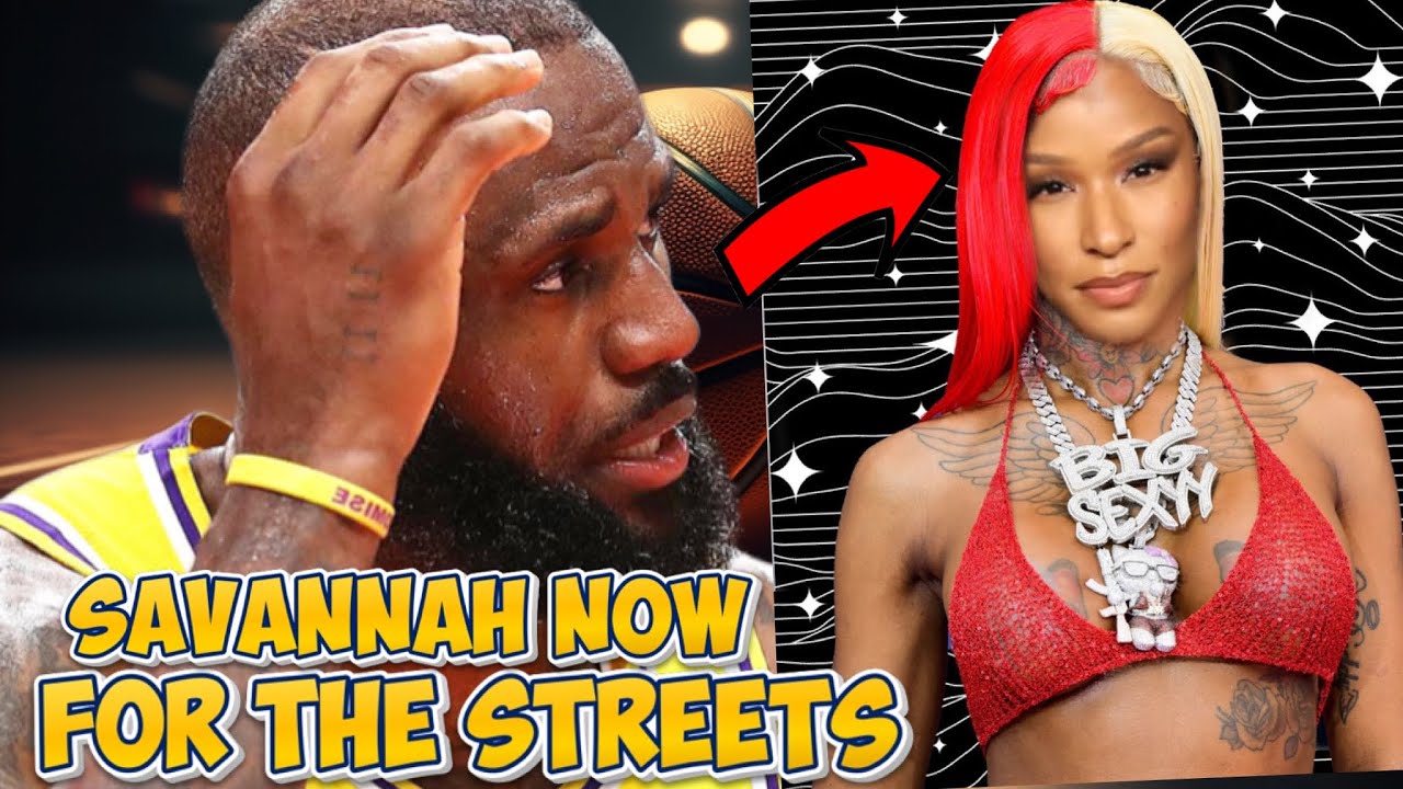 LEBRON JAMES MELTDOWN SAVANNAH JAMES POST CRYPTIC IG STORY LISTENS TO SEXYY RED THOT ANTHEM ...