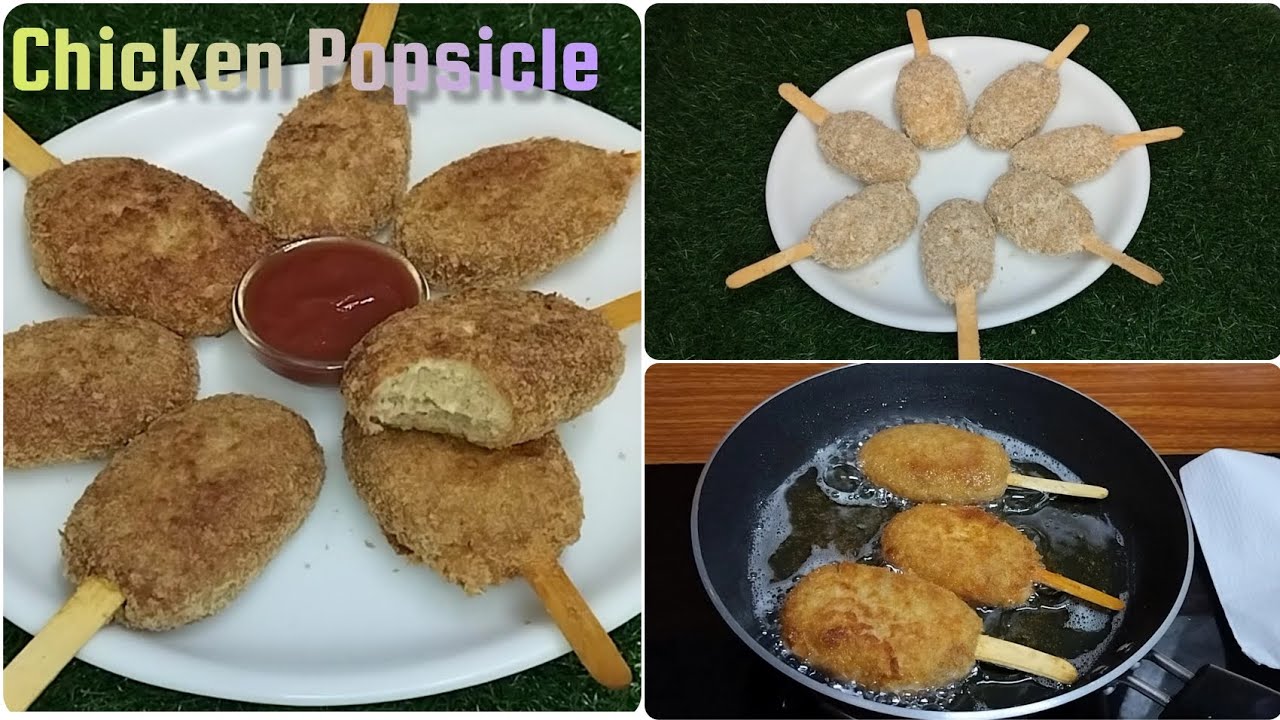 Chicken Popsicle | Crispy Chicken Snacks | Fried Chicken Popsicle ...