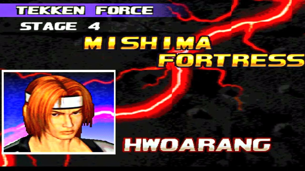 TEKKEN 3 | TEKKEN FORCE MODE - DIFFICULTY HARD - HWOARANG - YouTube