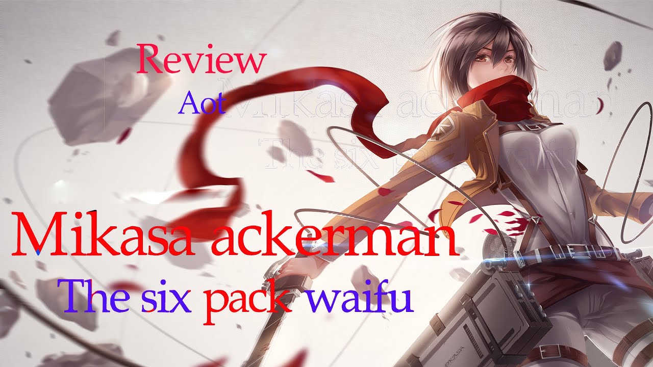 Attack On Titan Mikasa Six Pack